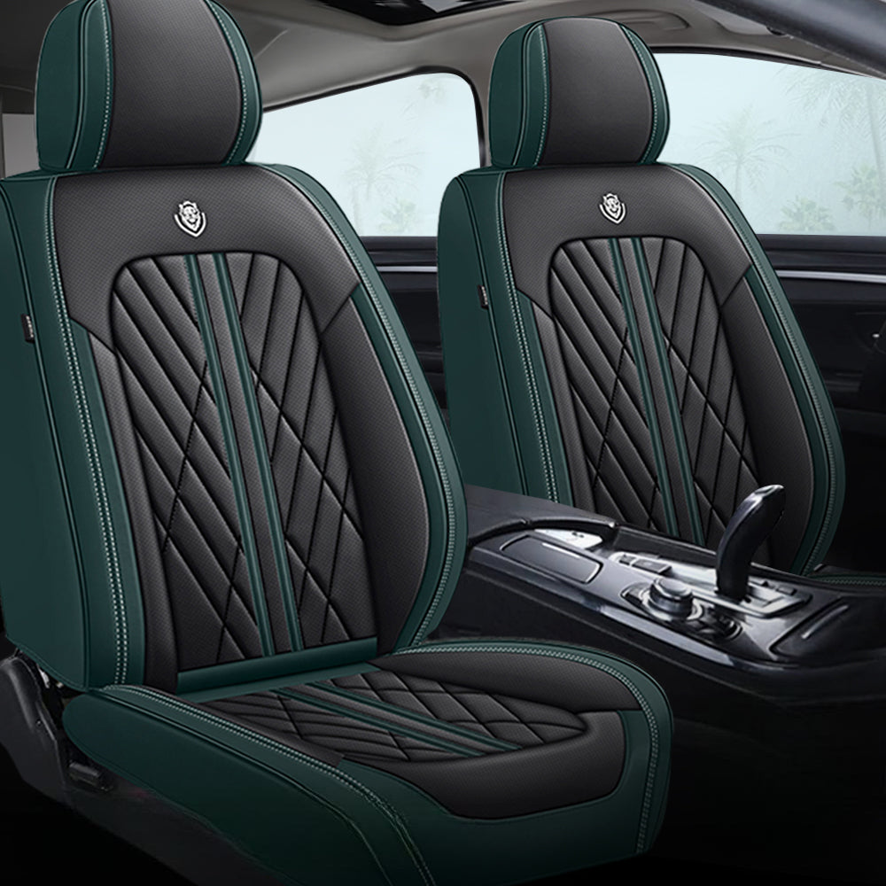 Prestige Executive Seat Cover – Green & Black – Prestige Car Mats
