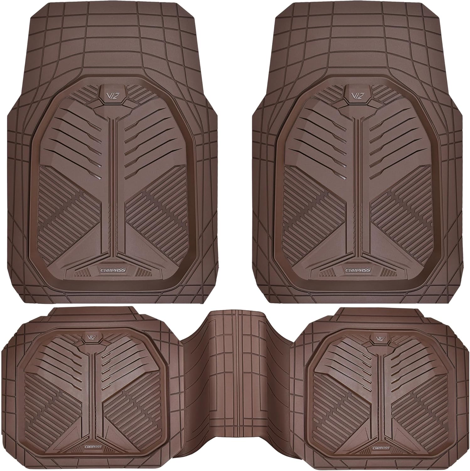 Universal Car Mat Set- Brown – Prestige Car Mats